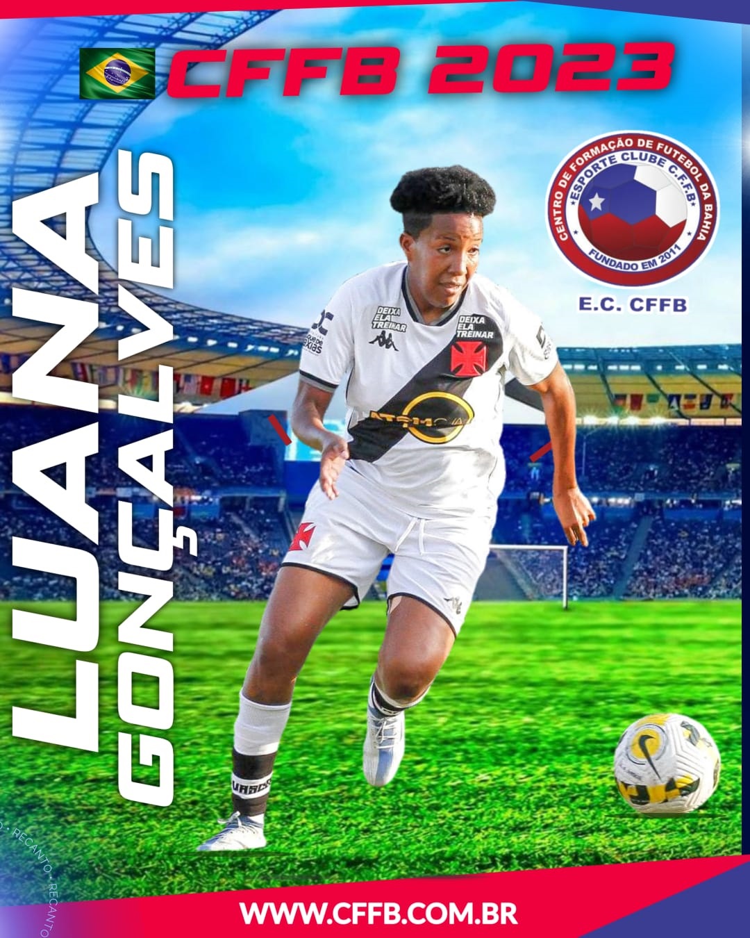 Atletas do Projeto CFFB vão jogar o Campeonato Brasileiro de futebol ...